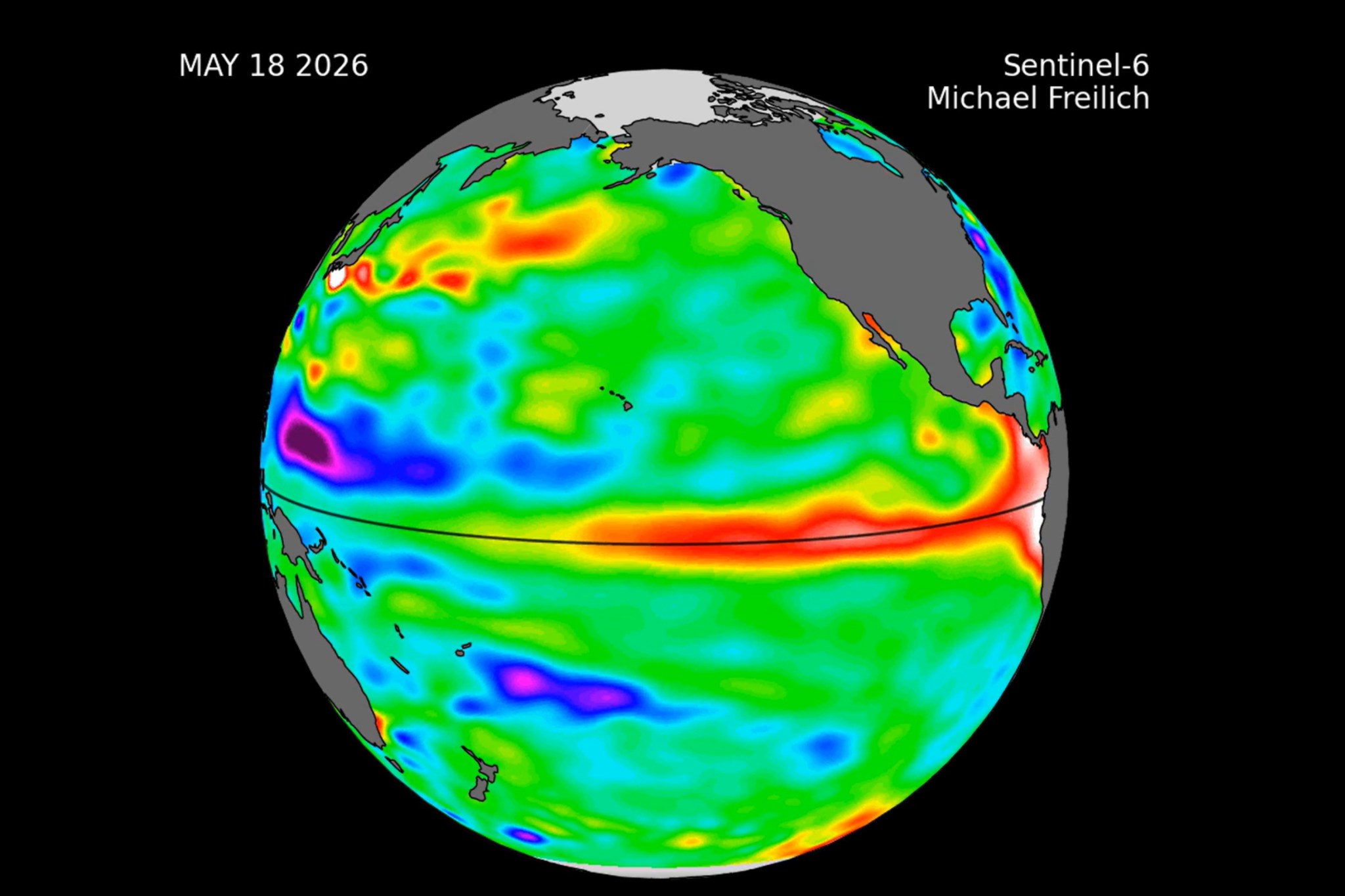 Satellite reveals clues that super El Niño is coming this year