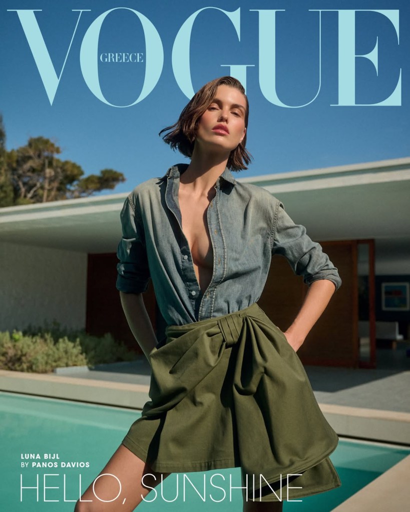 Luna Bijl sizzles under the Greek sunshine across two sun-drenched ...