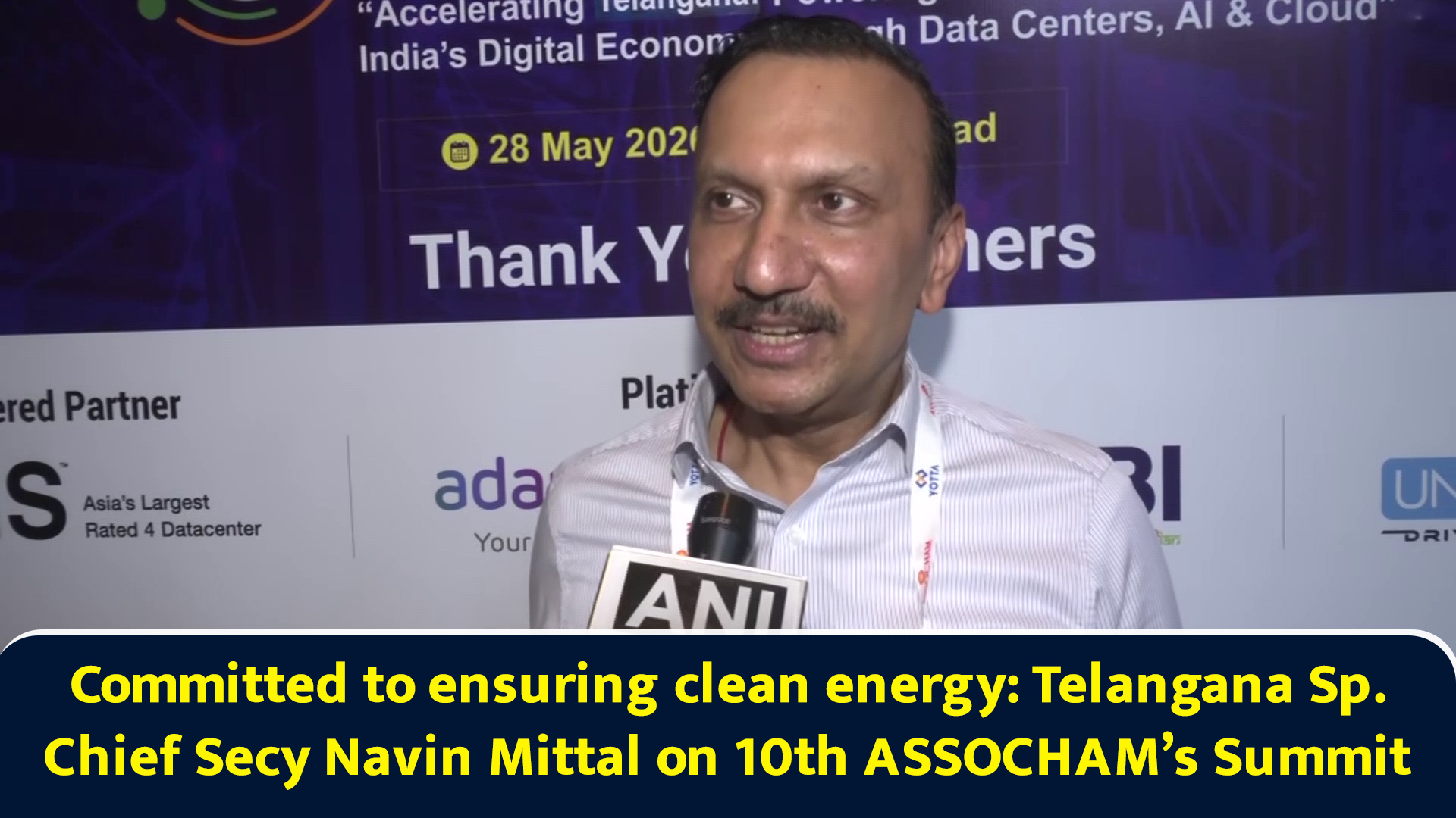 Committed to ensuring clean energy: Telangana Sp. Chief Secy Navin ...