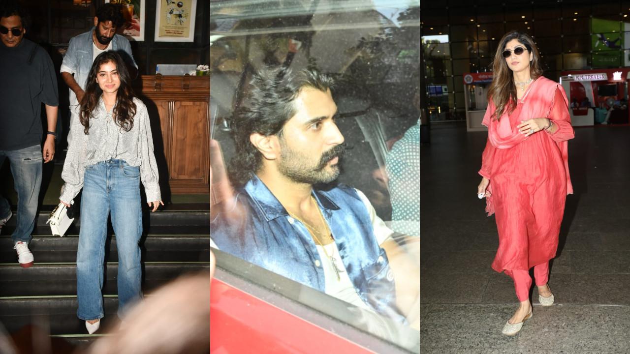 Spotted in the city: Sara Arjun, Vijay Deverakonda, Shilpa Shetty and more