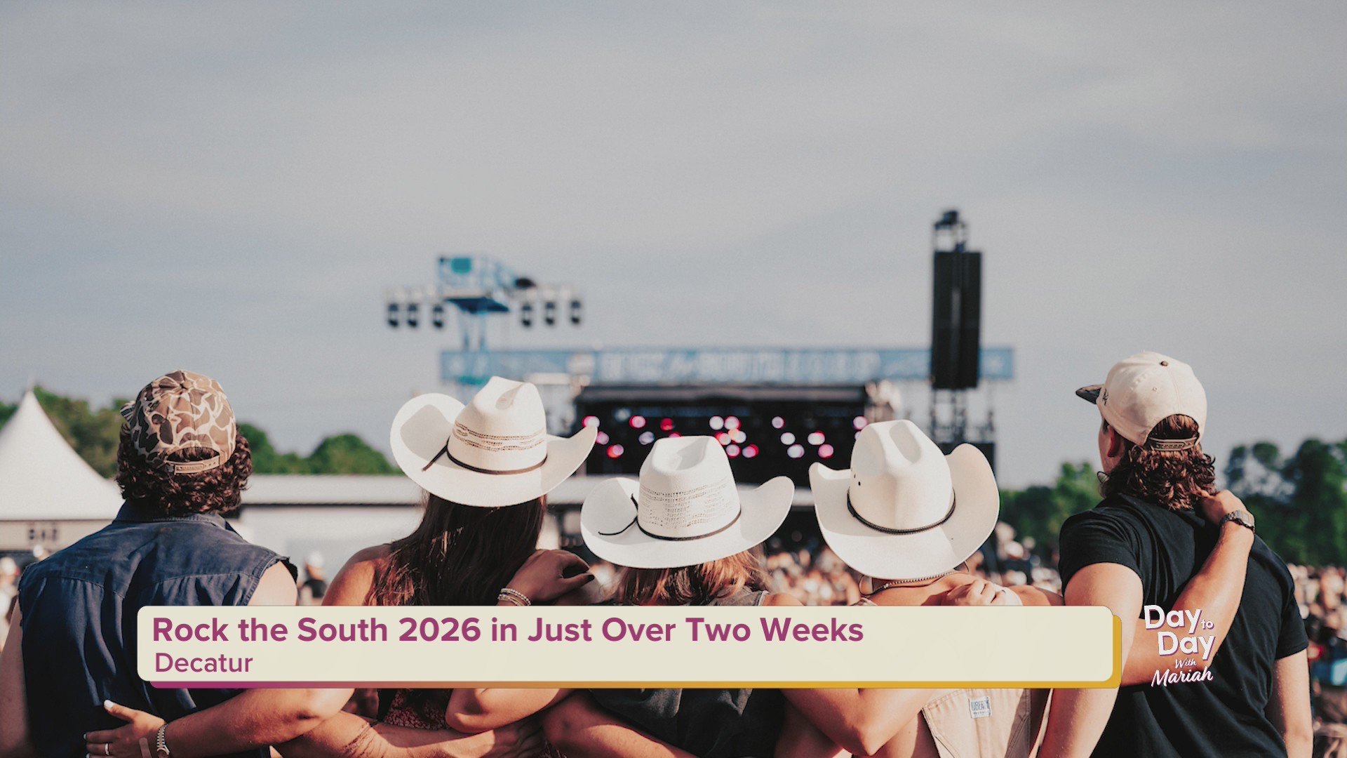 Rock the South 2026 in just over two weeks | May 28, 2026 | Day to Day ...