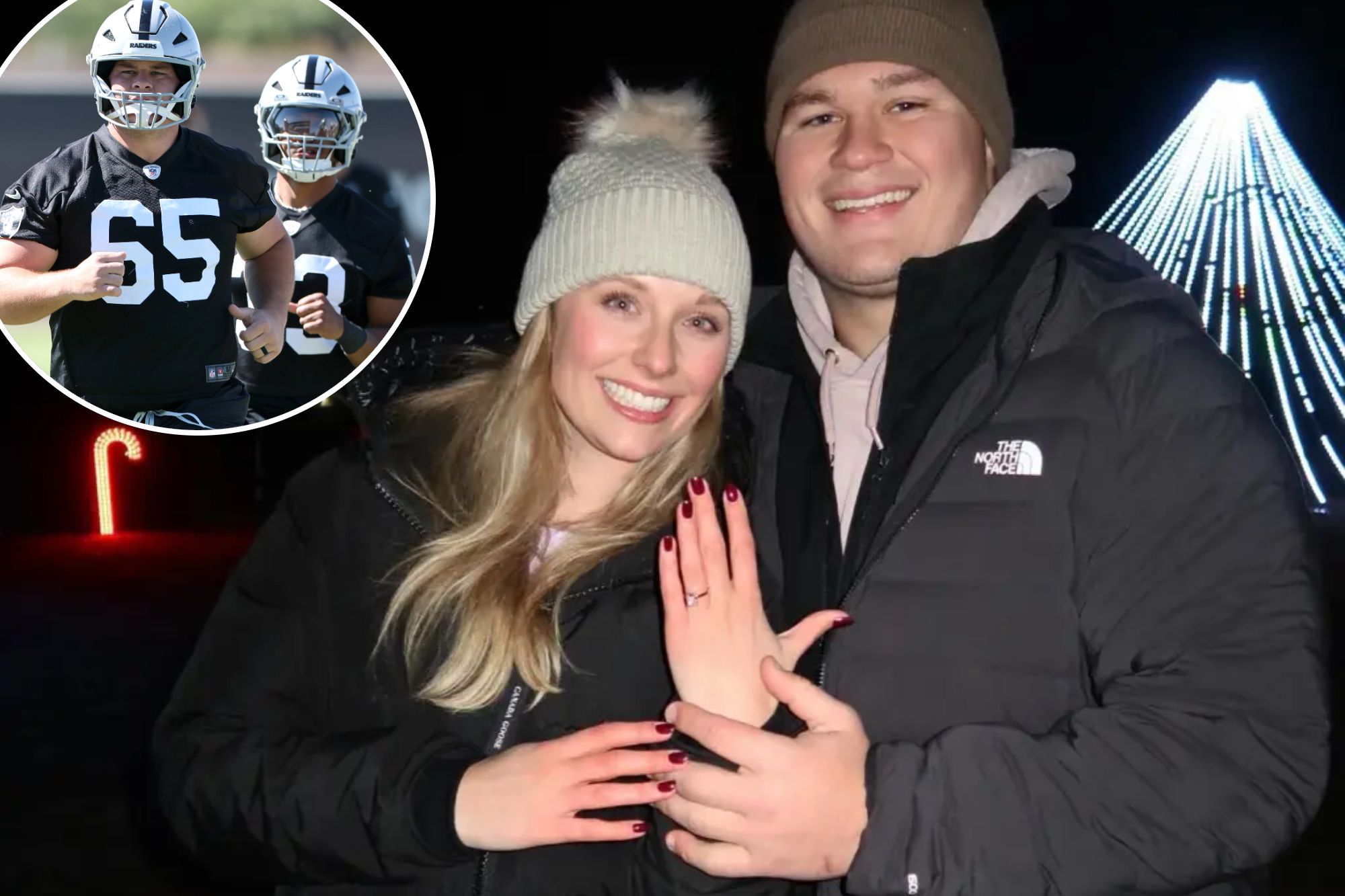 Raiders’ new $81 million star Tyler Linderbaum gets married to longtime ...