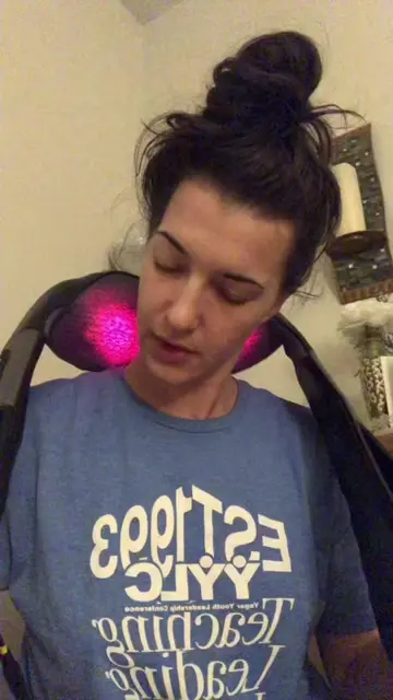 This twenty dollar neck massager is saving my shoulders and wallet
