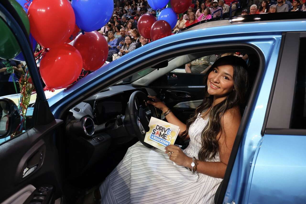 Nixon student wins new Chevy Trax for perfect attendance