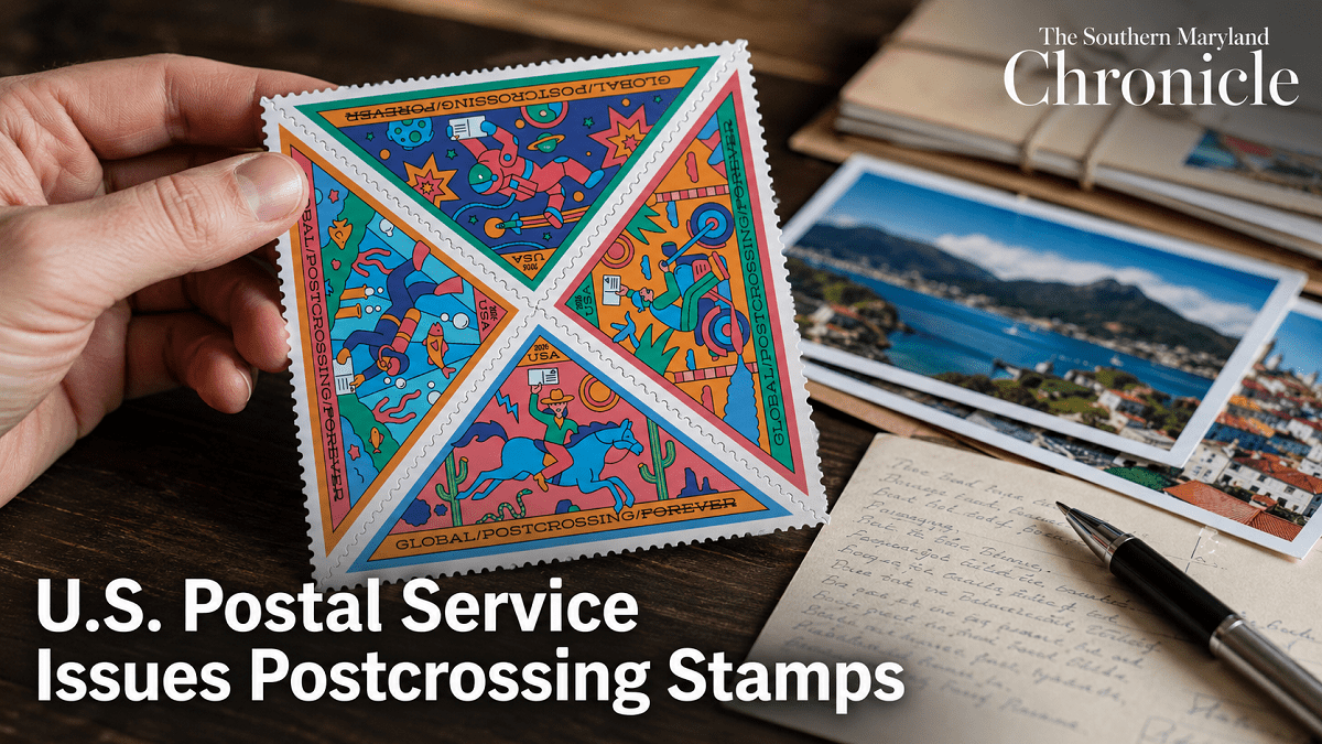 Postcrossing celebrated on USPS Global Forever stamps