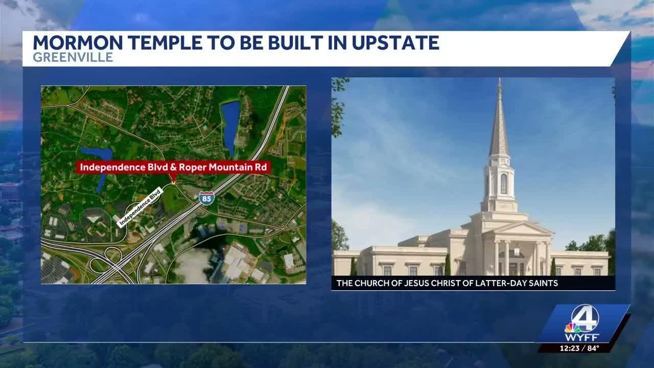 Mormon temple site announced for Greenville, South Carolina