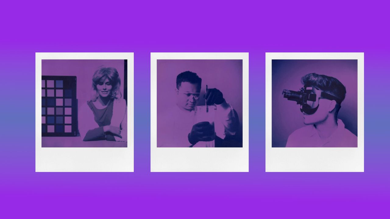 Polaroid is turning chemical waste into psychedelic purple images with ...