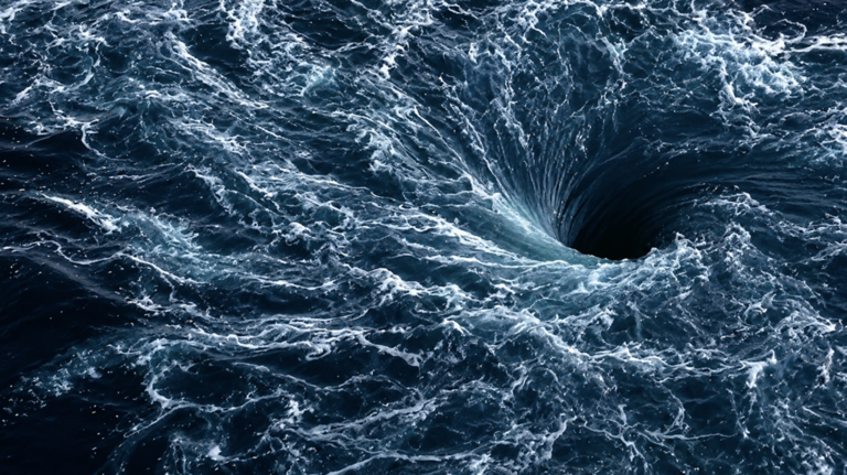 What if you were sucked into a whirlpool?