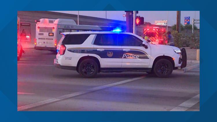 Pedestrian dies after hit by city bus while using crosswalk in Phoenix ...