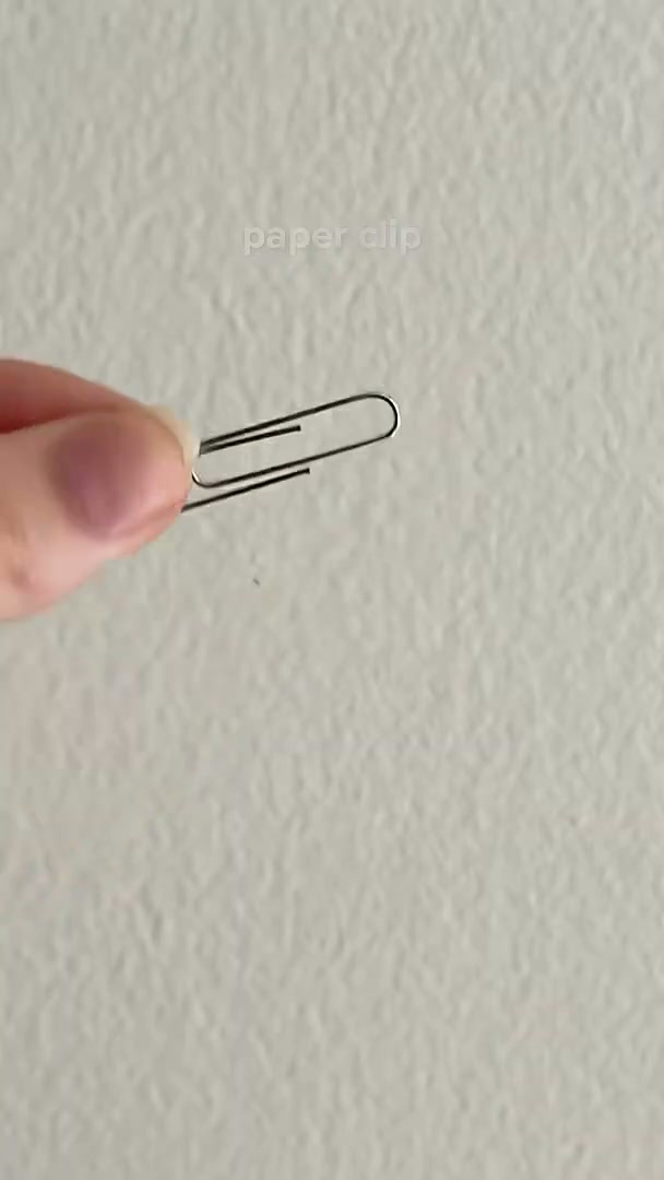 Using paper clips and magnets to hang pictures without putting holes in ...