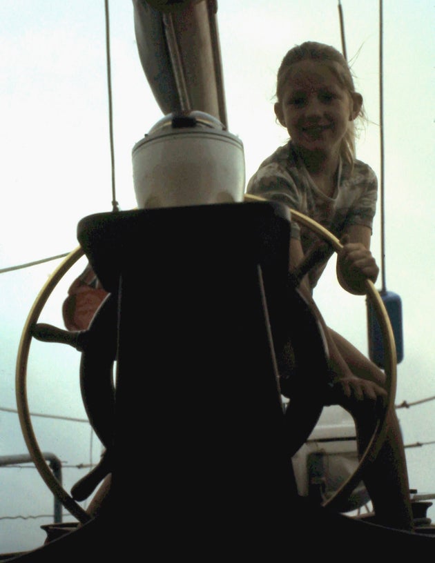 I was 6 when my father decided we'd sail around the world. I would be ...