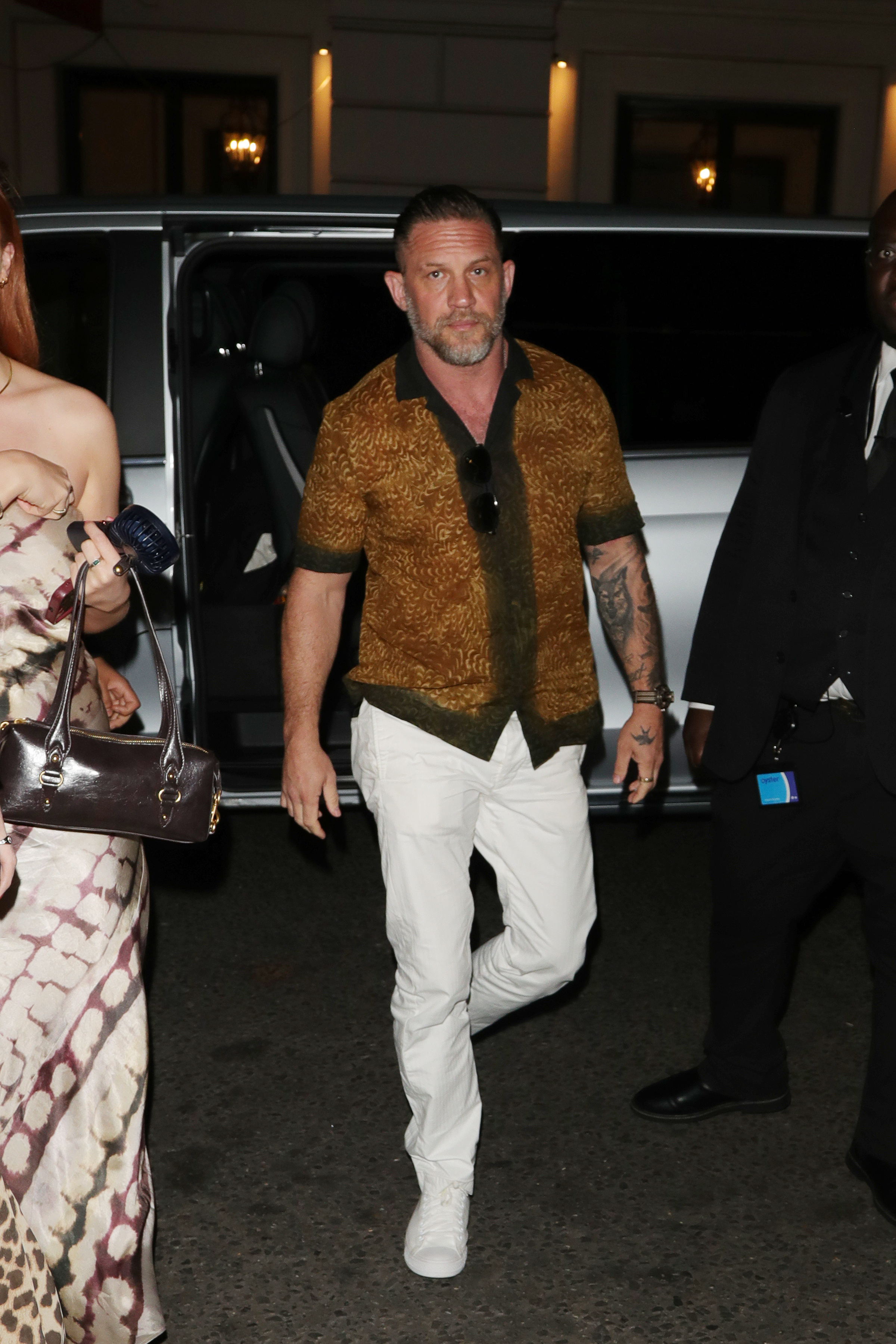 Tom Hardy breaks cover after reported 'MobLand' firing to attend star ...