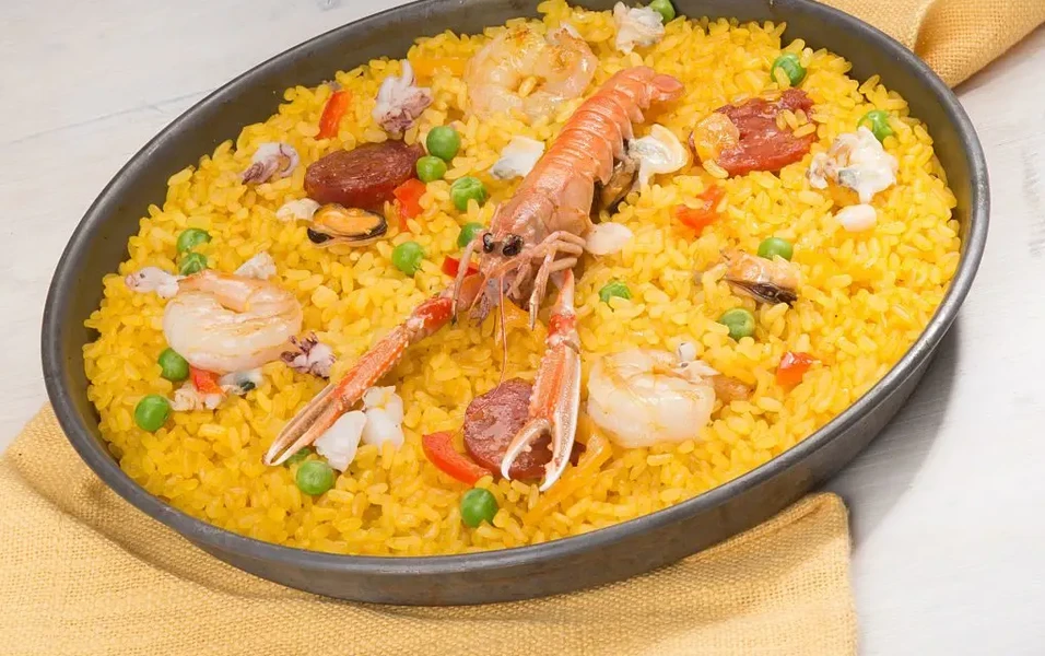 Sheet pan paella for cozy weeknights