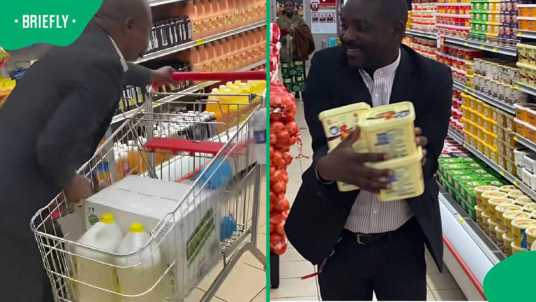 Zambian dad’s trolley dash challenge goes viral with mixed reactions