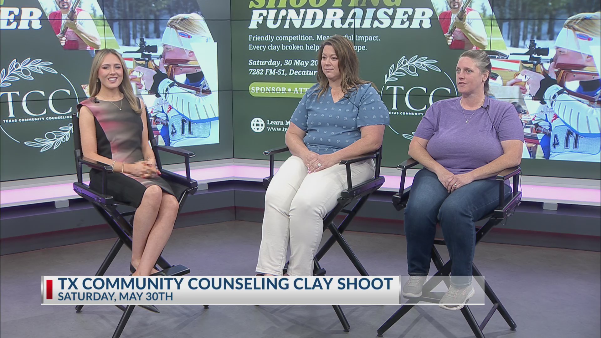 Texas community counseling clay shoot