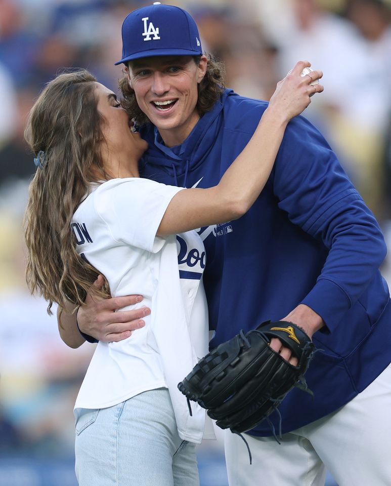 Dodgers pitcher Tyler Glasnow and his wife Meghan are expecting their ...