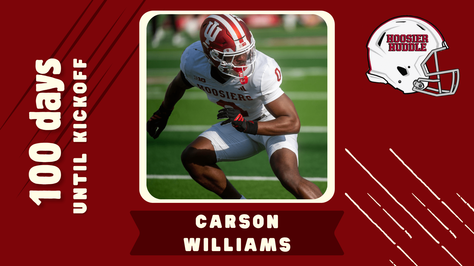 Countdown to 2026 Indiana Football Kickoff: 100 Days Carson Williams