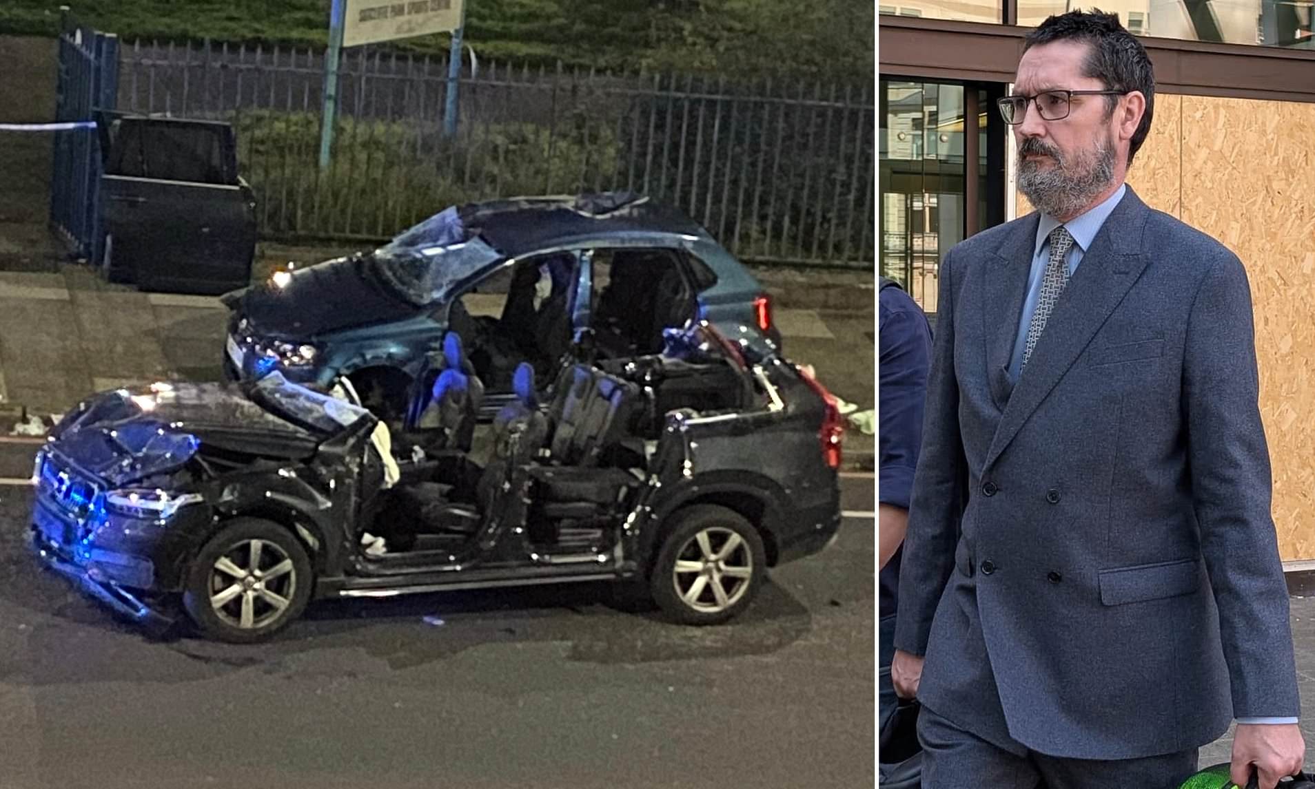Police officer 'was doing 80mph on wrong side of road when he killed ...