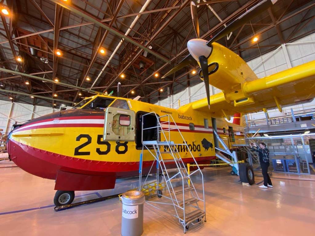 Out of control wildfire in central Manitoba quadruples in size