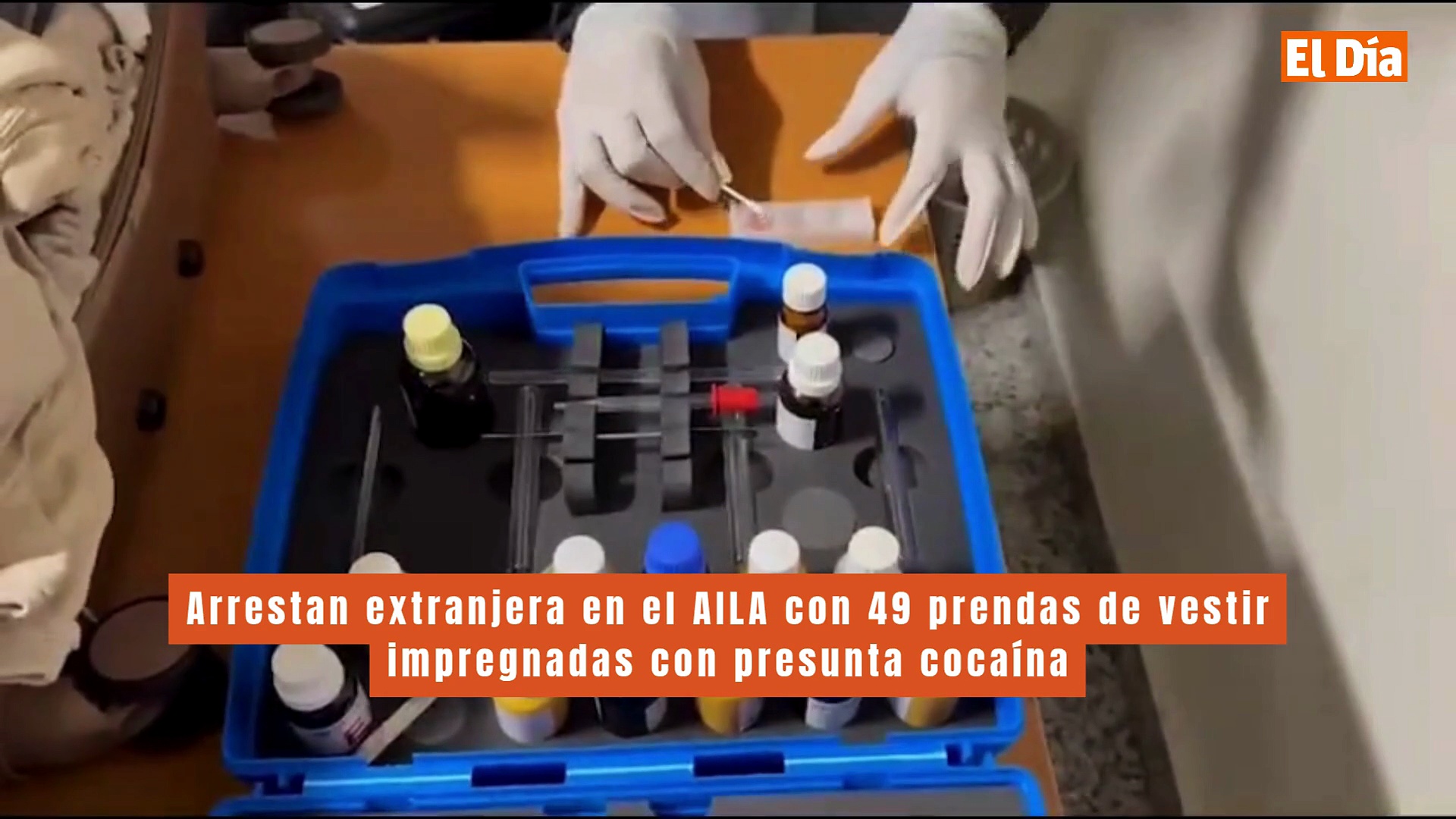 Arrestan extranjera en el AILA con 49 prendas de vestir impregnadas con ...