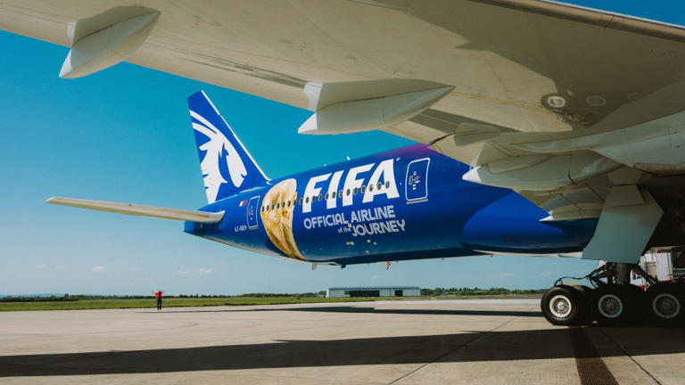 Qatar Airways debuts World Cup-themed livery
