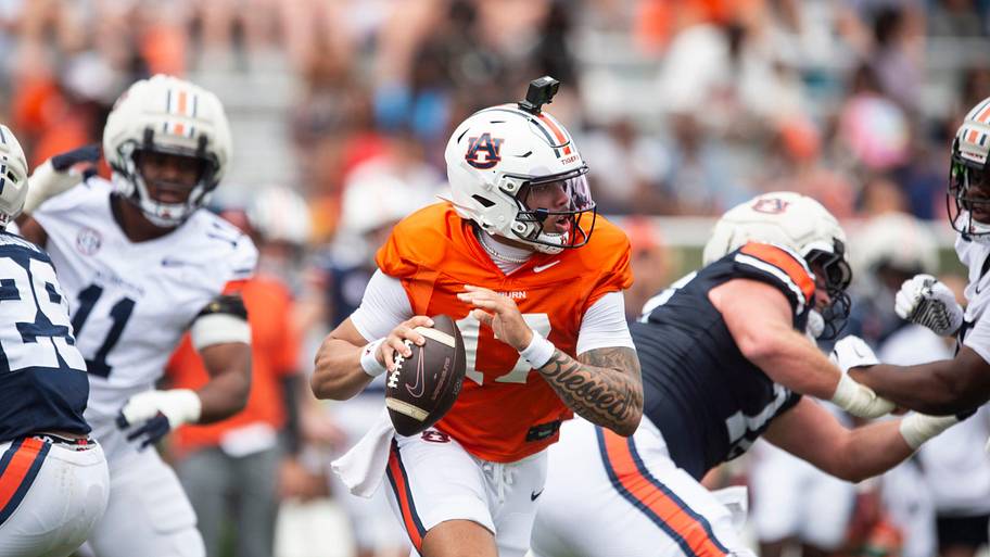 Auburn Tigers QB Byrum Brown addresses doubters: 'We belong at this level'