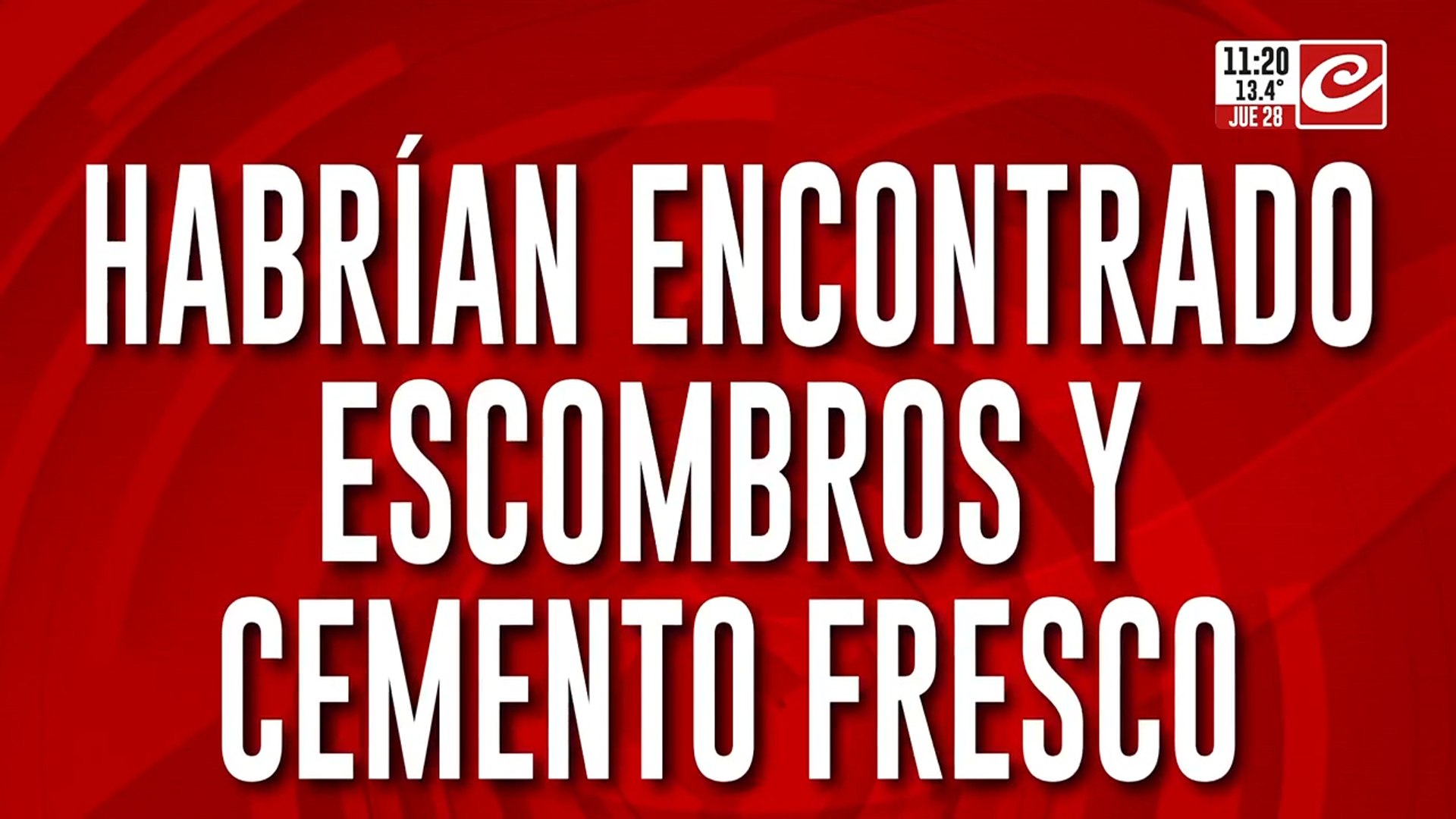 Hallan escombros y cemento fresco tras allanamiento en la casa de la ...