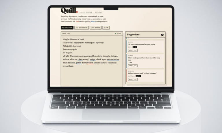 I built an offline Grammarly alternative and turned it into a Mac app ...