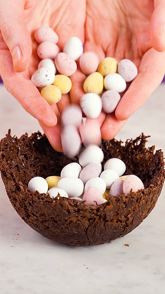 Edible Easter eggs basket 🤤