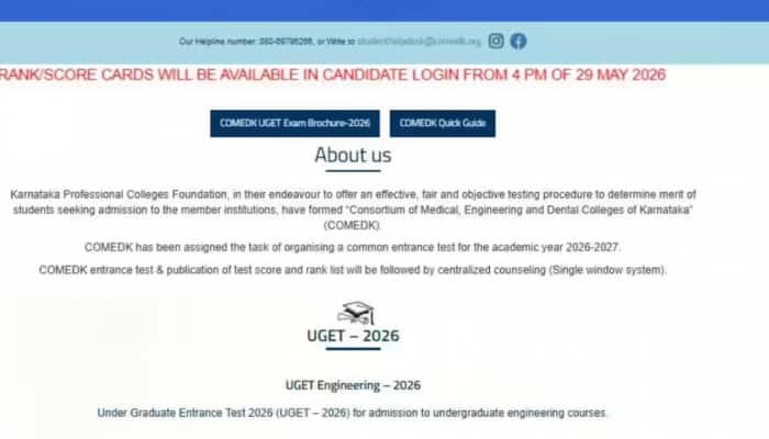 COMEDK UGET result 2026 to be out tomorrow at 4 PM; check how to ...