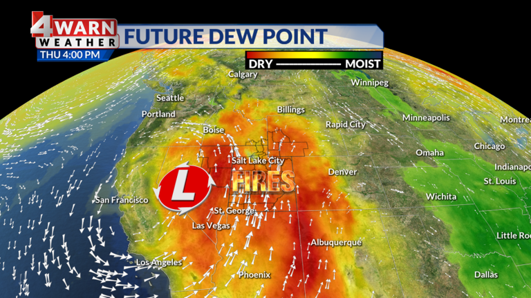 Utah weather: Critical fire weather today, rain showers for the weekend