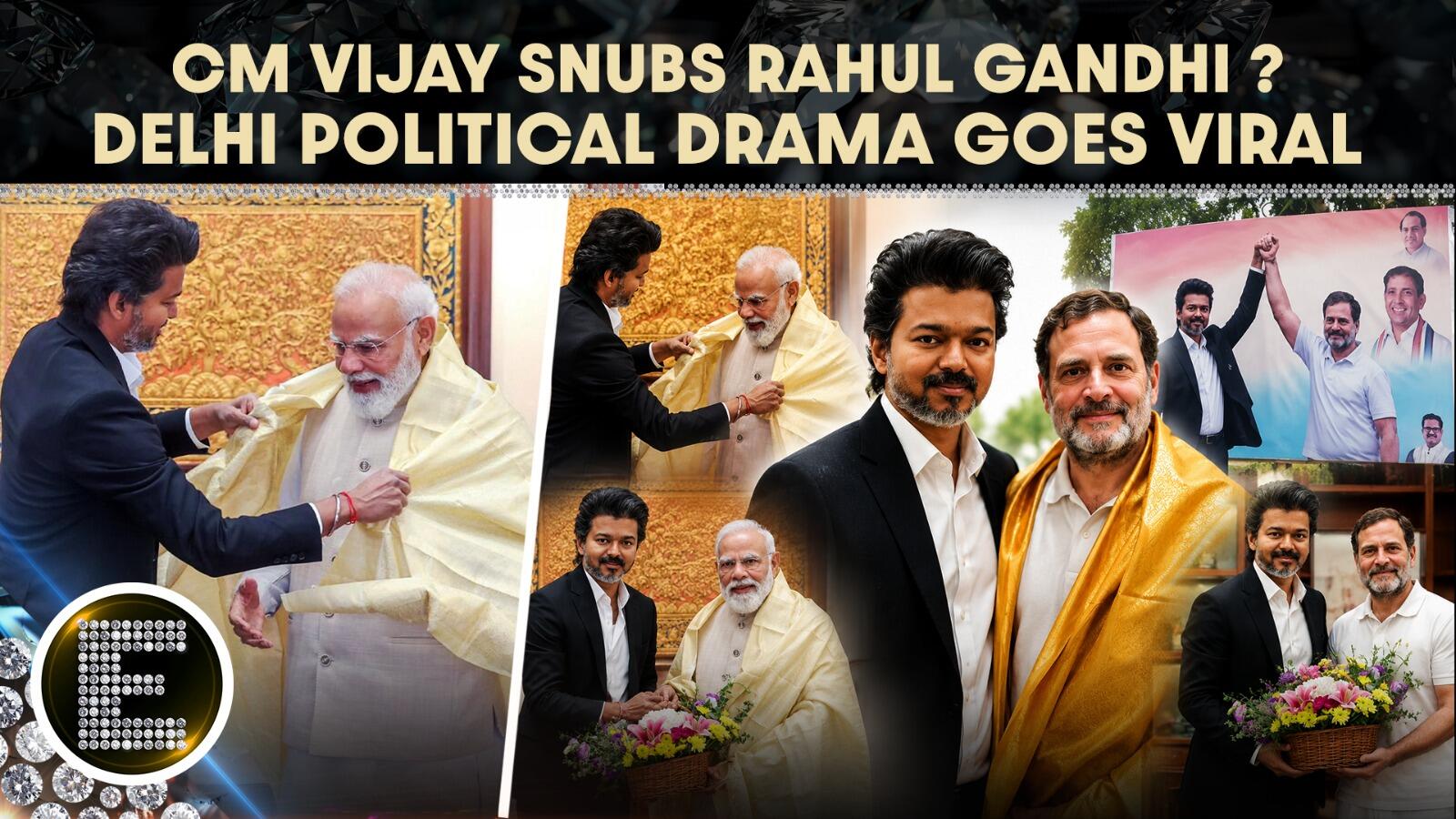 CM Vijay skips Rahul Gandhi meeting after PM Modi visit, sparks massive ...