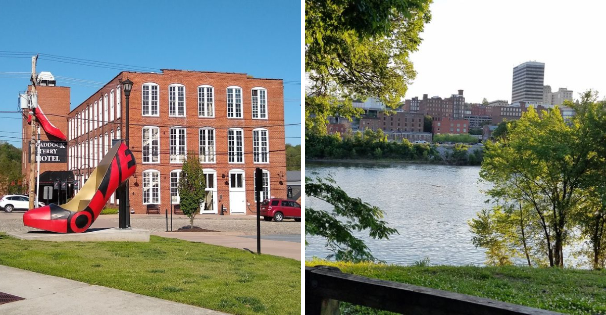 This charming Virginia town has a massive high heel you can actually ...
