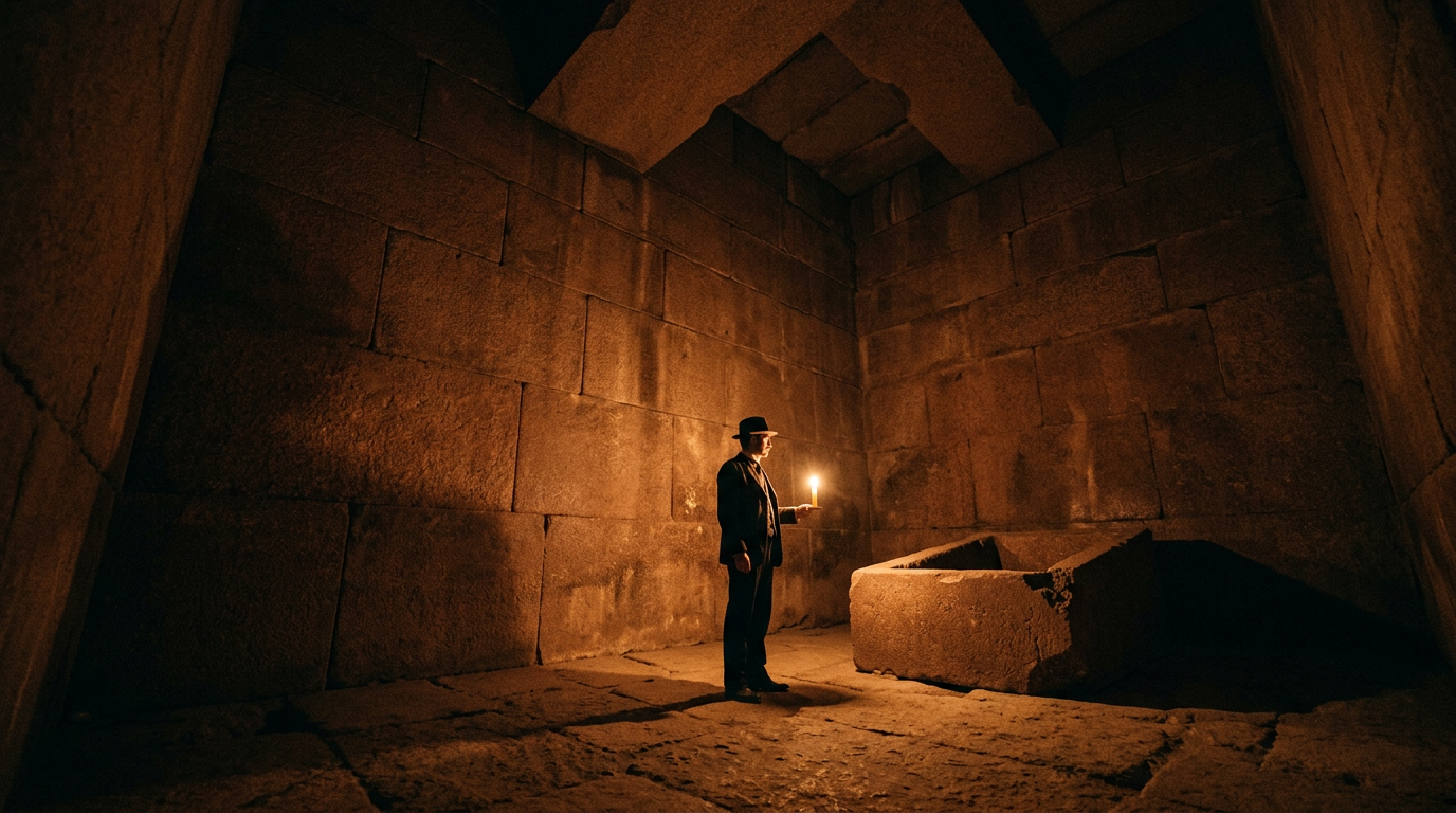 Crowley's ritual night inside the Great Pyramid | 1903
