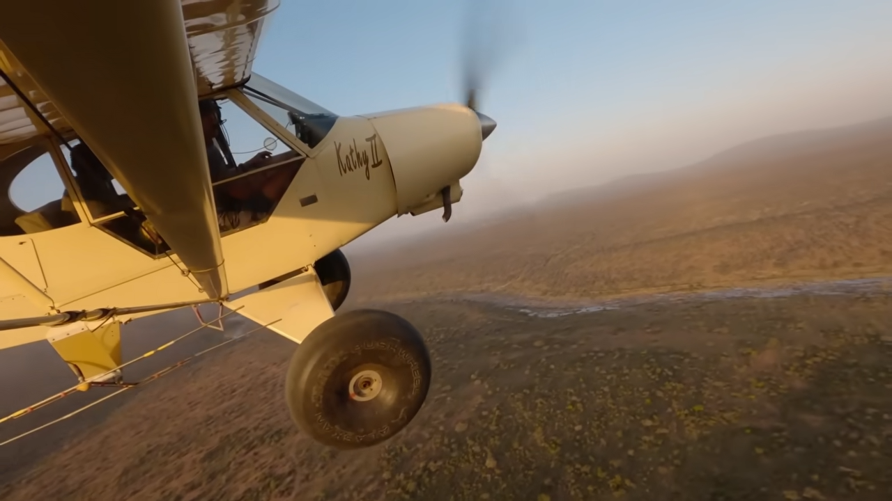 The helicopter rotor tore into the plane – then both fell from the sky