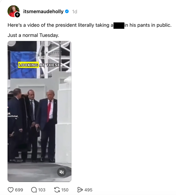 Does video show Trump pooping himself while staring at White House ...