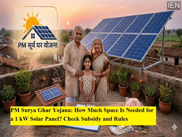PM Surya Ghar Yojana: How much space is needed for a 1 kW solar panel ...
