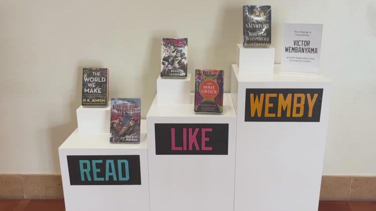 'Read like Wemby' display at San Antonio library celebrates Spurs star ...