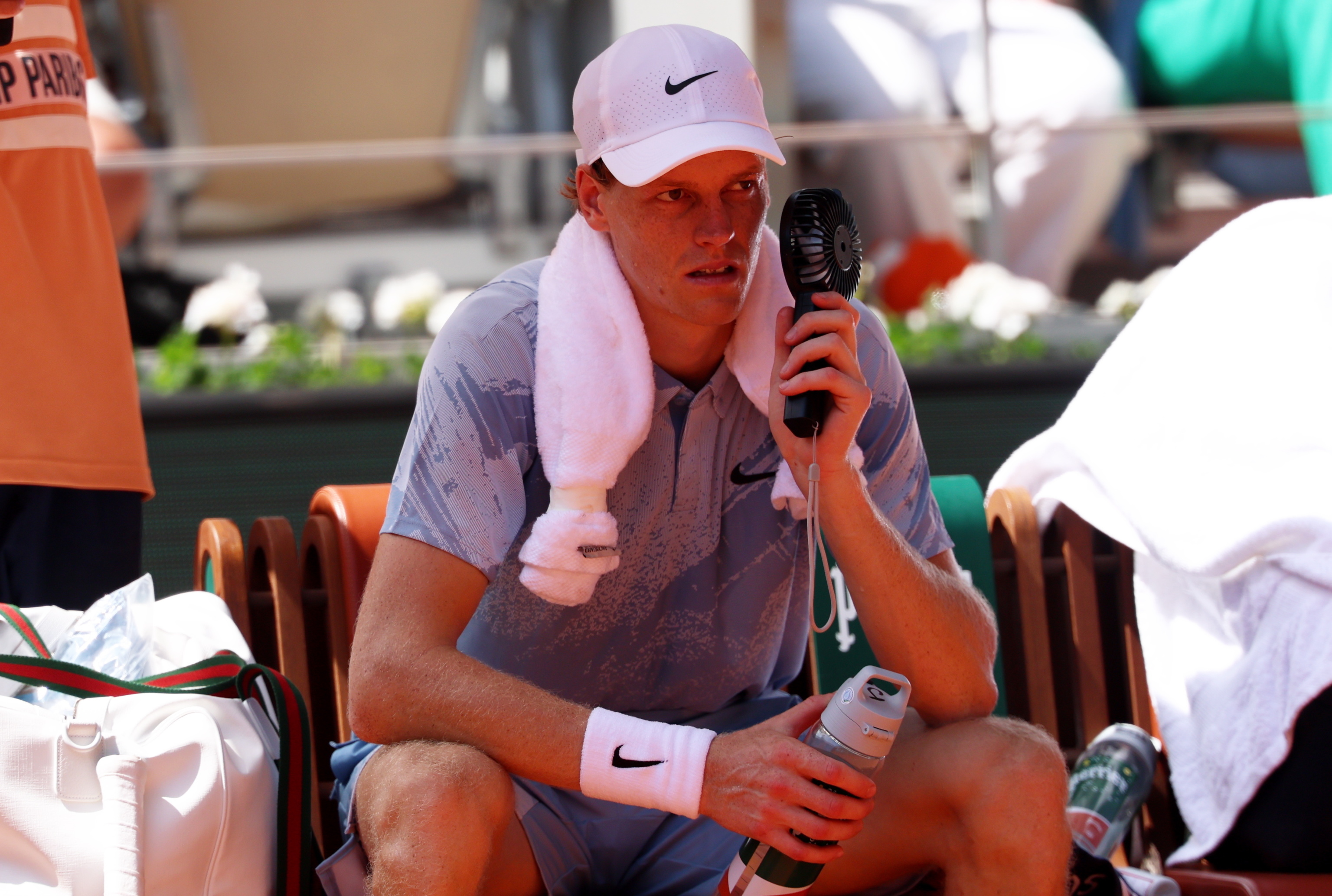 Sinner crashes out of French Open after cramping in searing heat