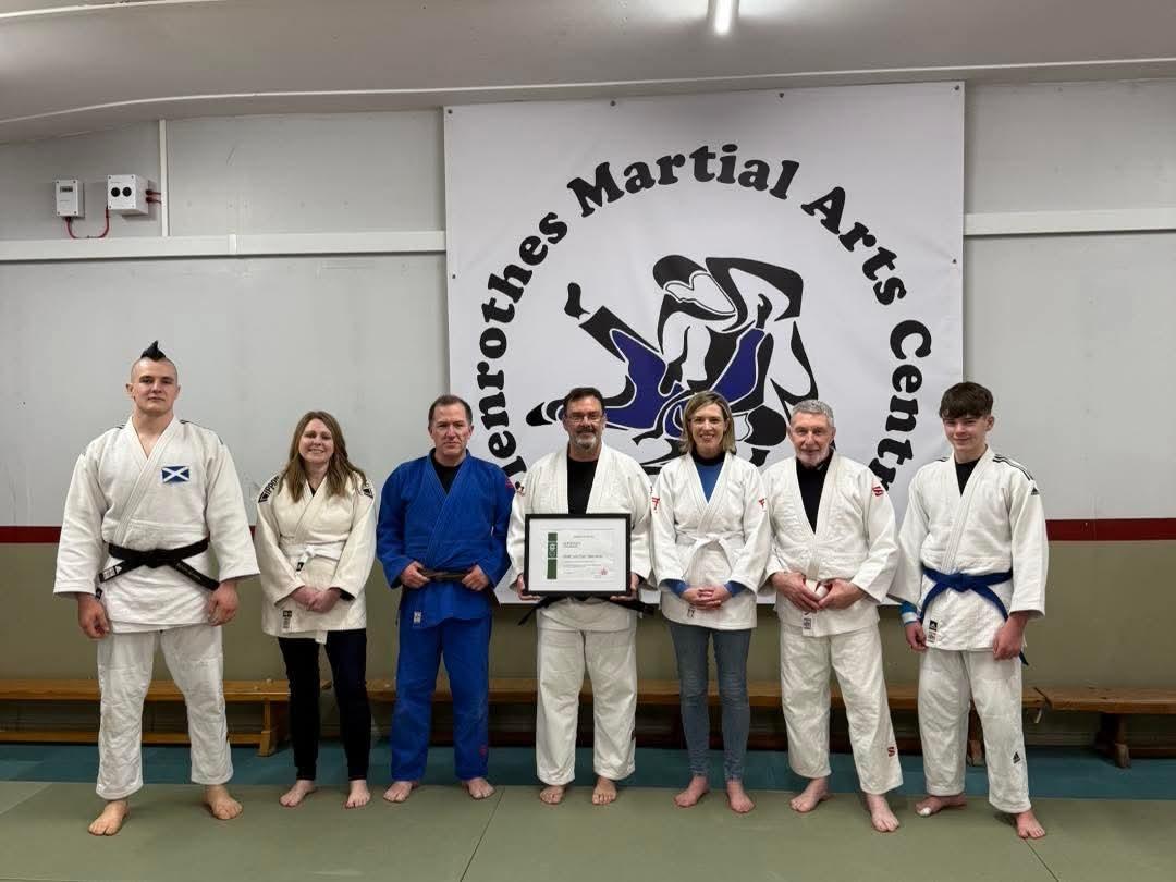 Fife judo club scores green dojo award – the first in the UK