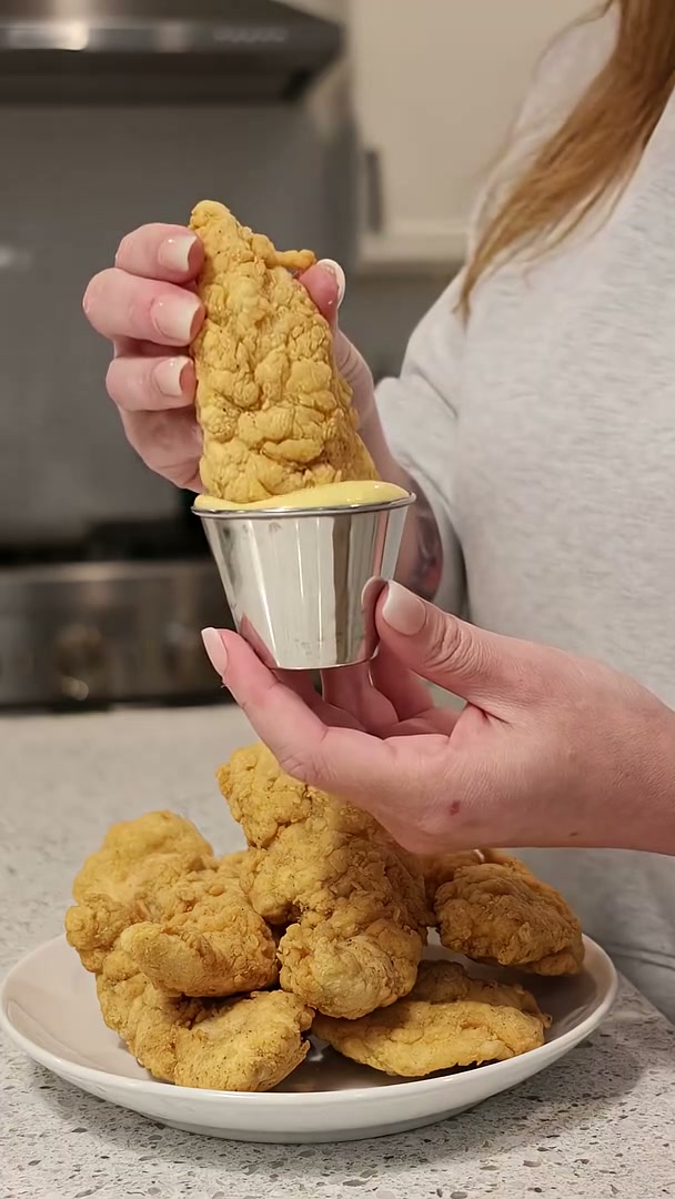 Crispy fast food style chicken tenders recipe