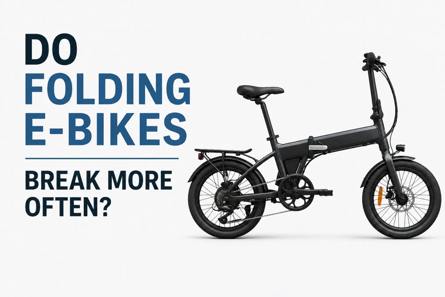 Do folding e-bikes break more often?
