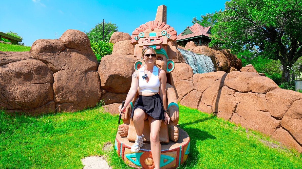 Are these the world's biggest mini golf holes?