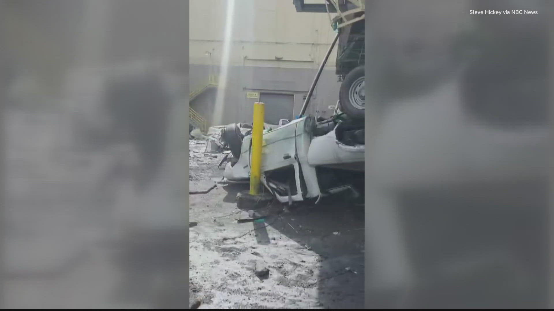 New ground video shows destruction after Longview plant explosion