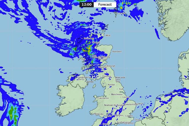 Met Office maps show rain hitting Yorkshire as 51 UK counties set for ...