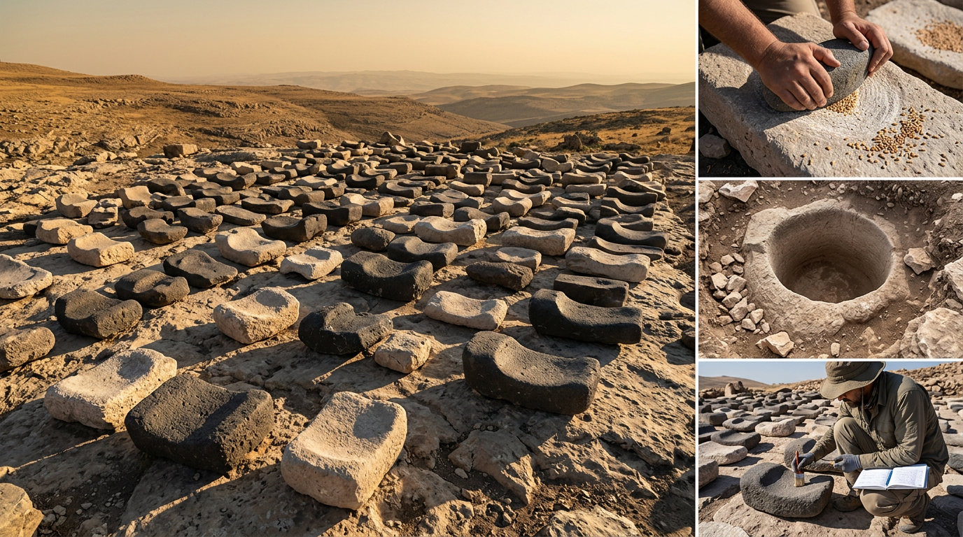 Göbekli Tepe's 7,000 grinding stones reveal proto-farming