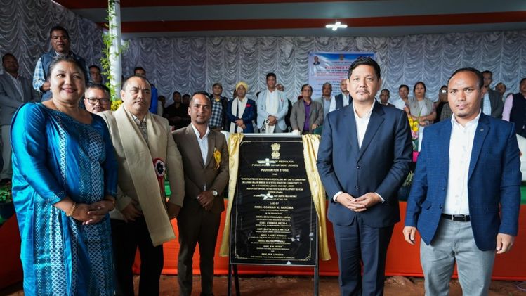 Meghalaya CM lays foundation stone for Rs 76.43 crore road and bridge ...