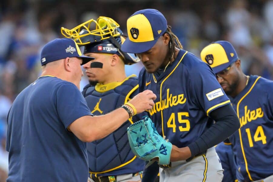 Abner Uribe’s strikeout celebration draws Pat Murphy’s disapproval in ...