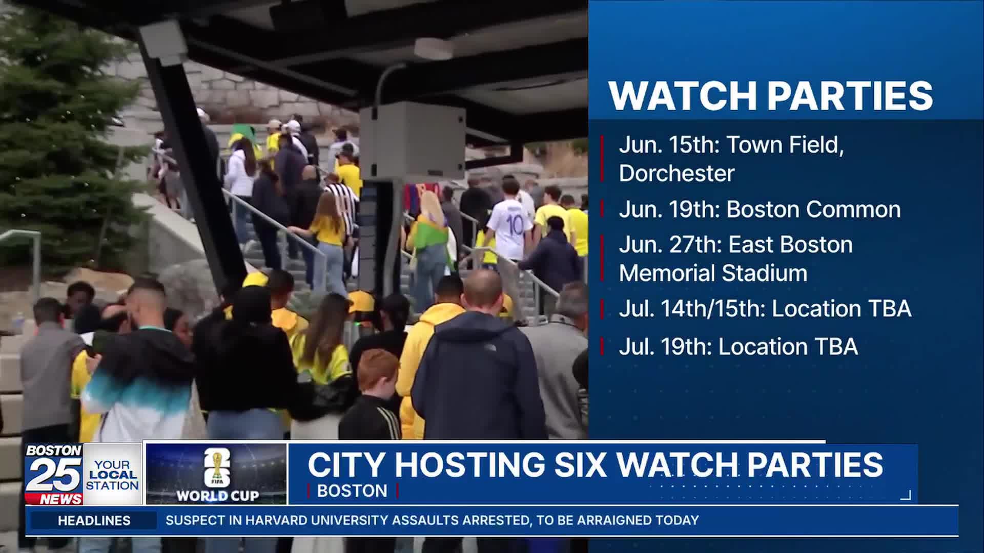 Boston announces 6 watch parties for FIFA World Cup