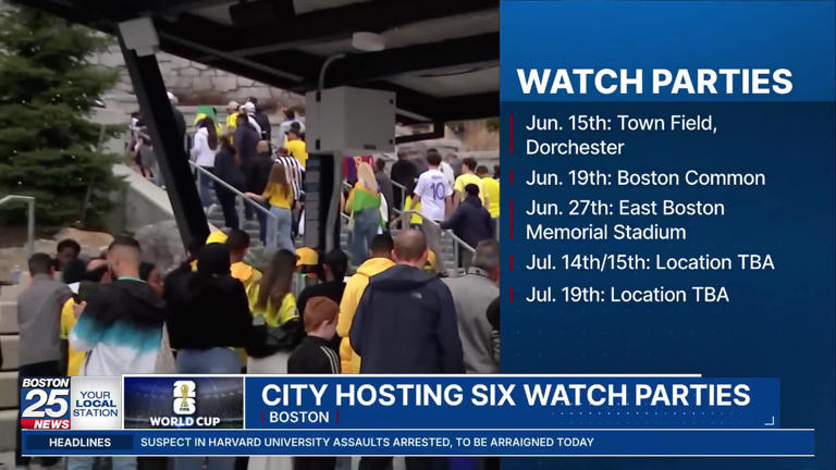 Boston announces 6 watch parties for FIFA World Cup